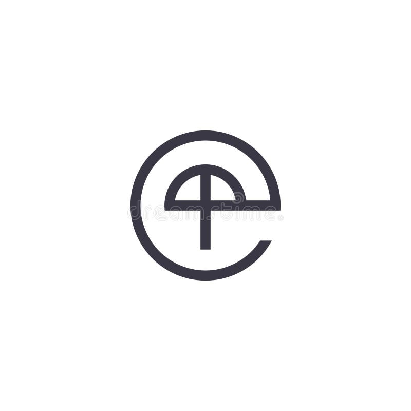 Buchstaben Logo et t und e vektor abbildung. Illustration von ...