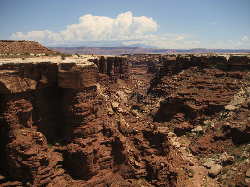 Buck Canyon - Canyonlands stock image. Image of viewpoint - 3442497