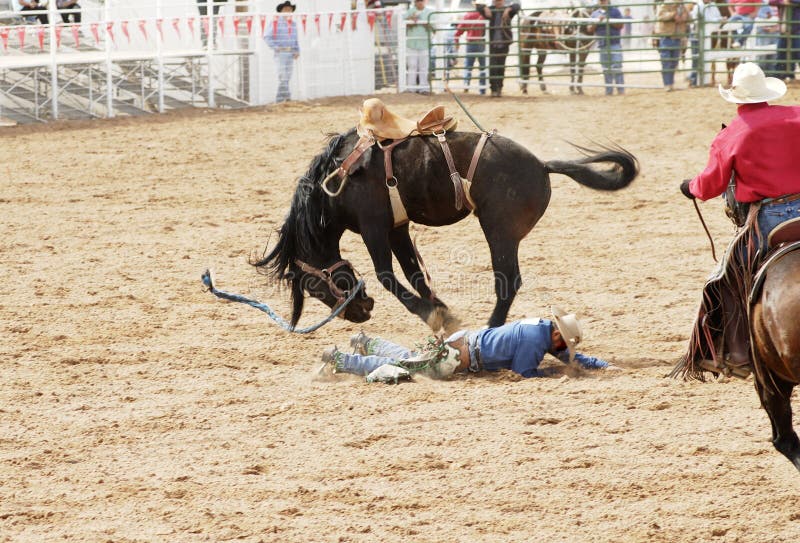 Bucked off stock image. Image of country, speed, cowboy - 723677