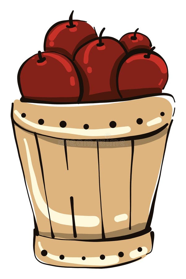 Bucket Apples Stock Illustrations – 244 Bucket Apples Stock ...