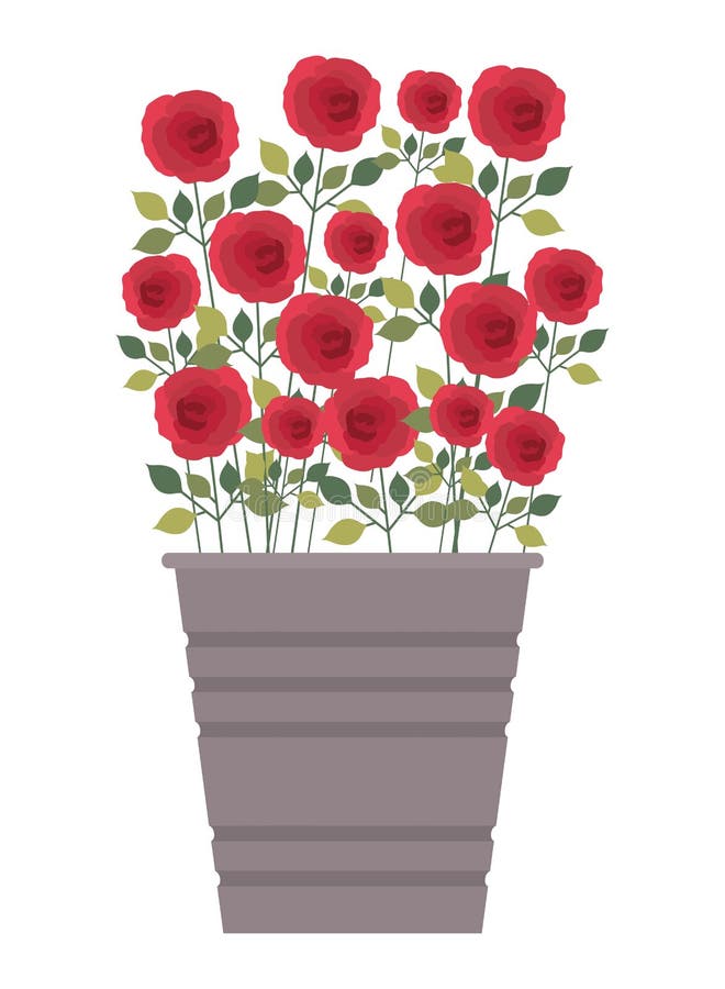Wedding Rose Flowers Bucket Stock Illustrations – 20 Wedding Rose ...