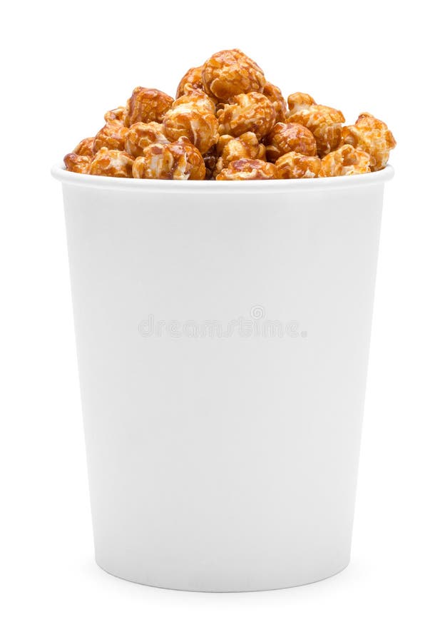 Bucket of Caramel Corn stock photo. Image of bucket - 244909742
