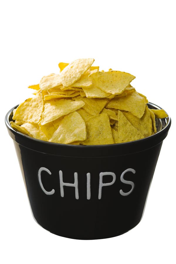Bucket of chips stock photo. Image of chips, food, snack - 4684778