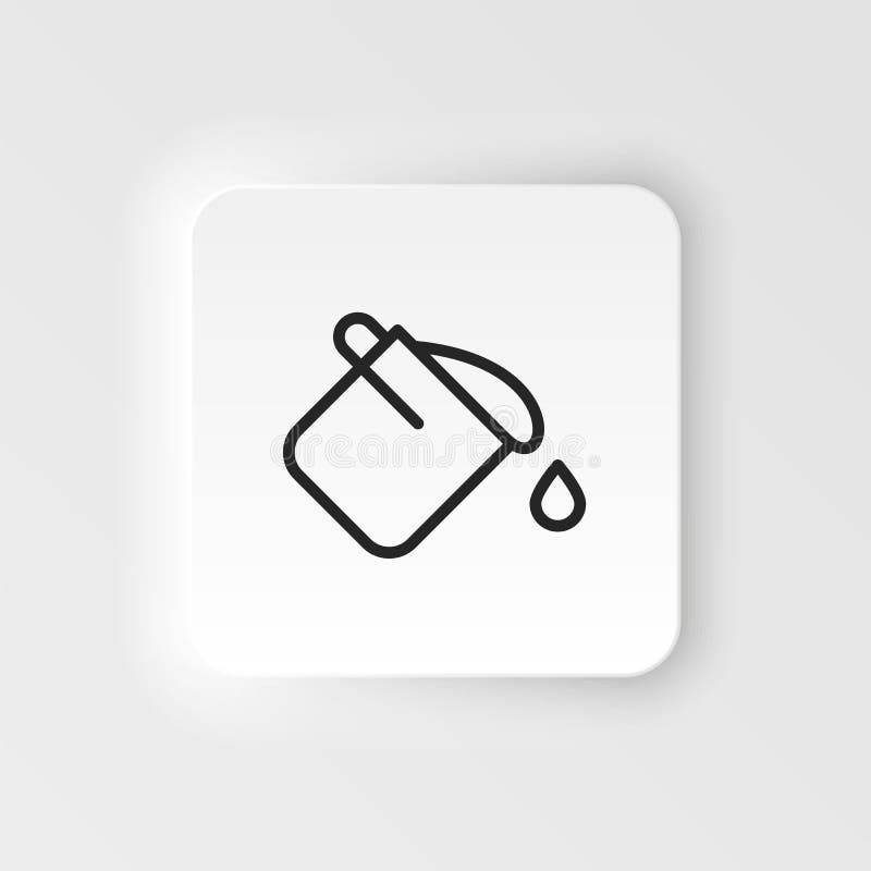 Bucket Color Fill Vector Icon Element Of Design Tool For Mobile Concept And Web Apps Vector
