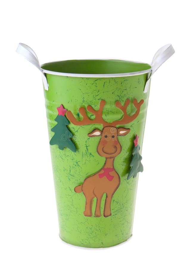 Bucket with deer stock image. Image of occasion, tree - 19395721