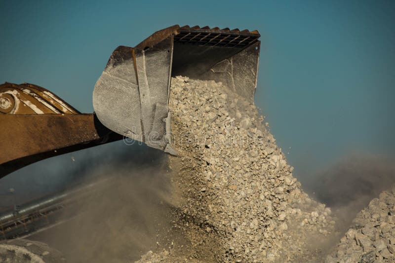 Bucket Dump stock photo. Image of vehicle, geology, industrial - 230219426
