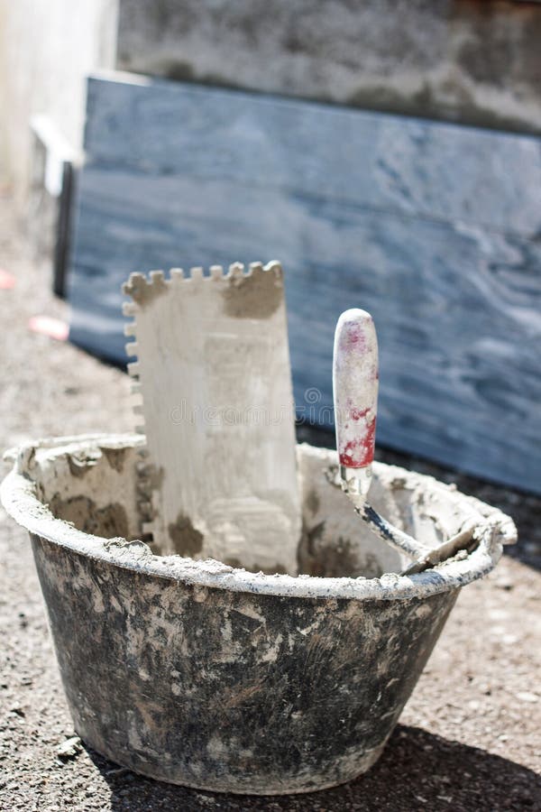 A bucket full of tools stock image. Image of home, barrow - 40614983
