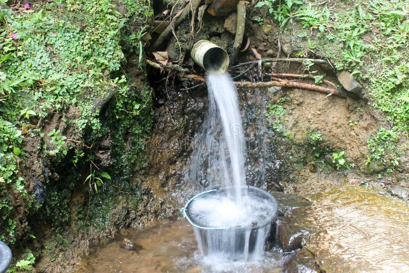 Bucket full of water stock photo. Image of bucketful - 41521508
