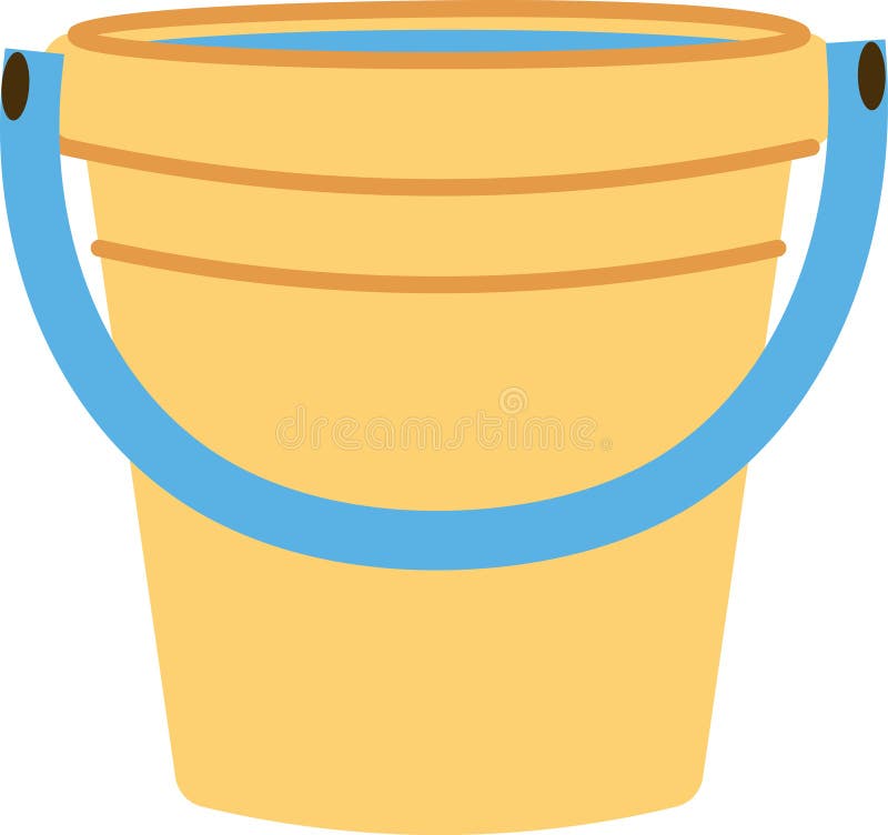 Bucket with Handle stock vector. Illustration of background - 381118238