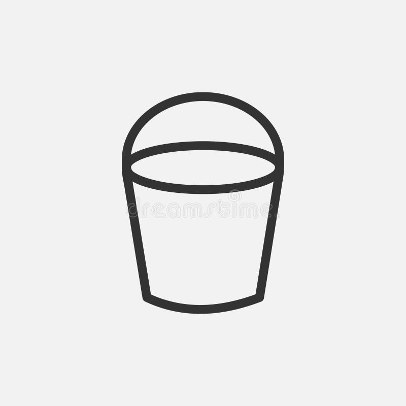 Bucket Icon Design Template Vector Illustration Stock Vector ...