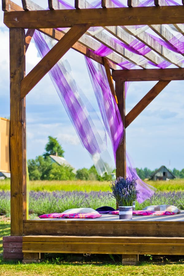 Bucket with lavender stock image. Image of lavender, decor - 39155711