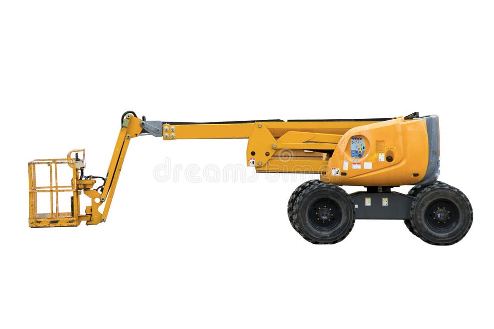 Bucket lifter stock photo. Image of raise, height, erector - 25844696