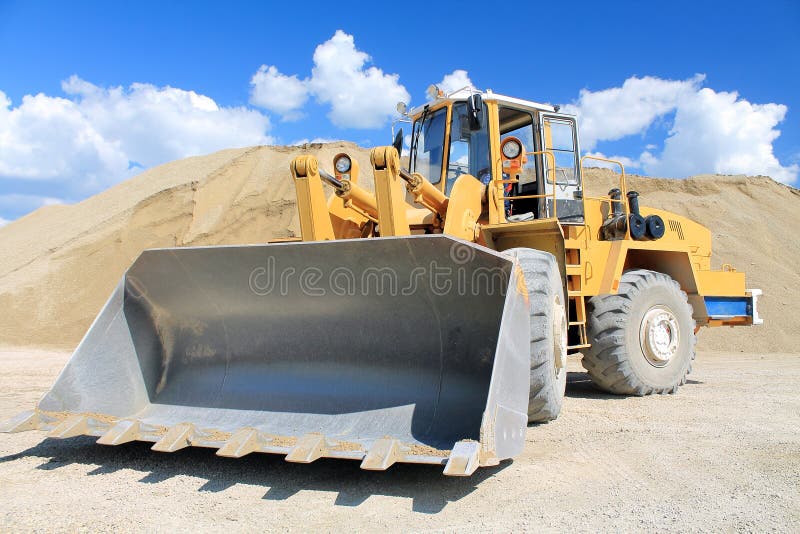 Bucket loader stock image. Image of excavator, bucket - 71042129