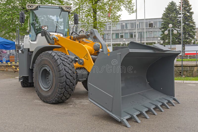 Bucket Loader Machine stock photo. Image of loader, industrial - 348654004