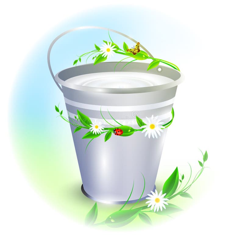 Steel Milk Pail Stock Illustrations – 93 Steel Milk Pail Stock ...