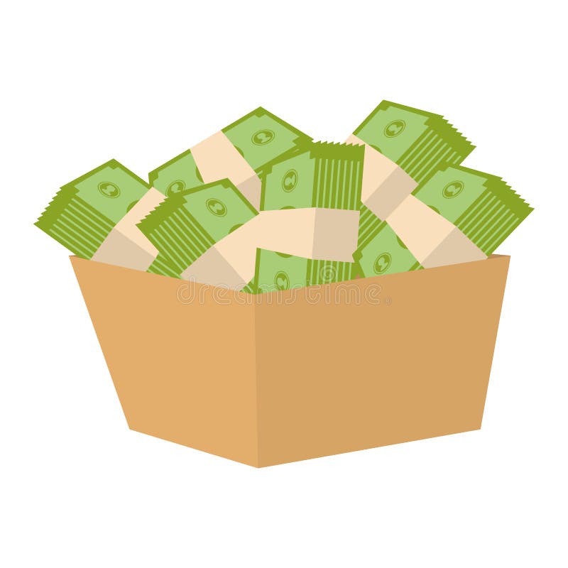 Money Bills Cash Dollar Gray Color Stock Vector - Illustration of icon ...