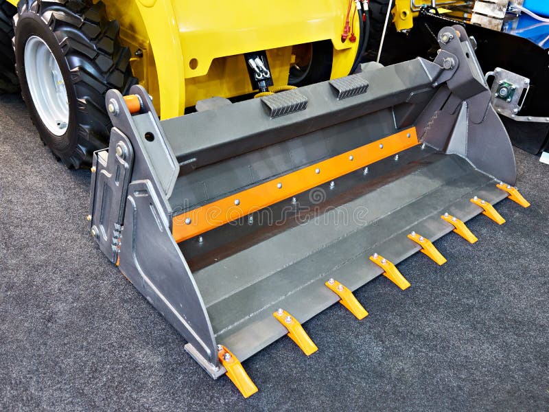 Bucket of mini loader stock photo. Image of little, small - 119687862