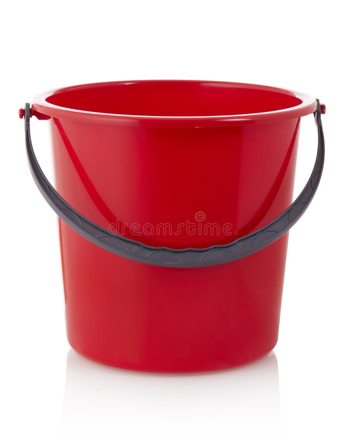 Bucket stock image. Image of bucket, color, tool, white - 109088679