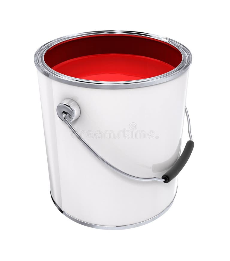 Bucket Red Paint Stock Illustrations – 3,080 Bucket Red Paint Stock ...