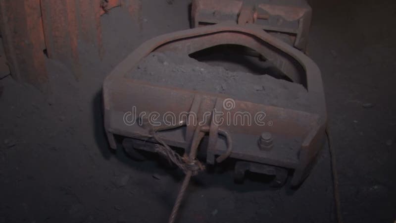 Bucket scraper winch stock video. Video of fashion, geology - 63487255