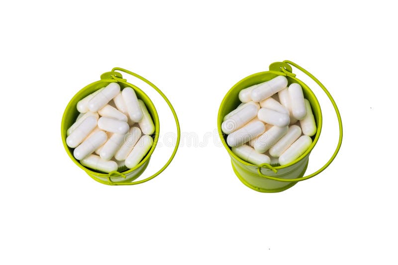 Bucket tablets stock image. Image of drug, antibiotic - 50082783