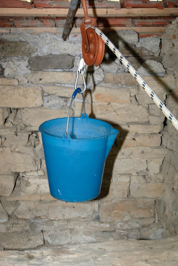 Well for water supply stock image. Image of deep, pulley - 148150373