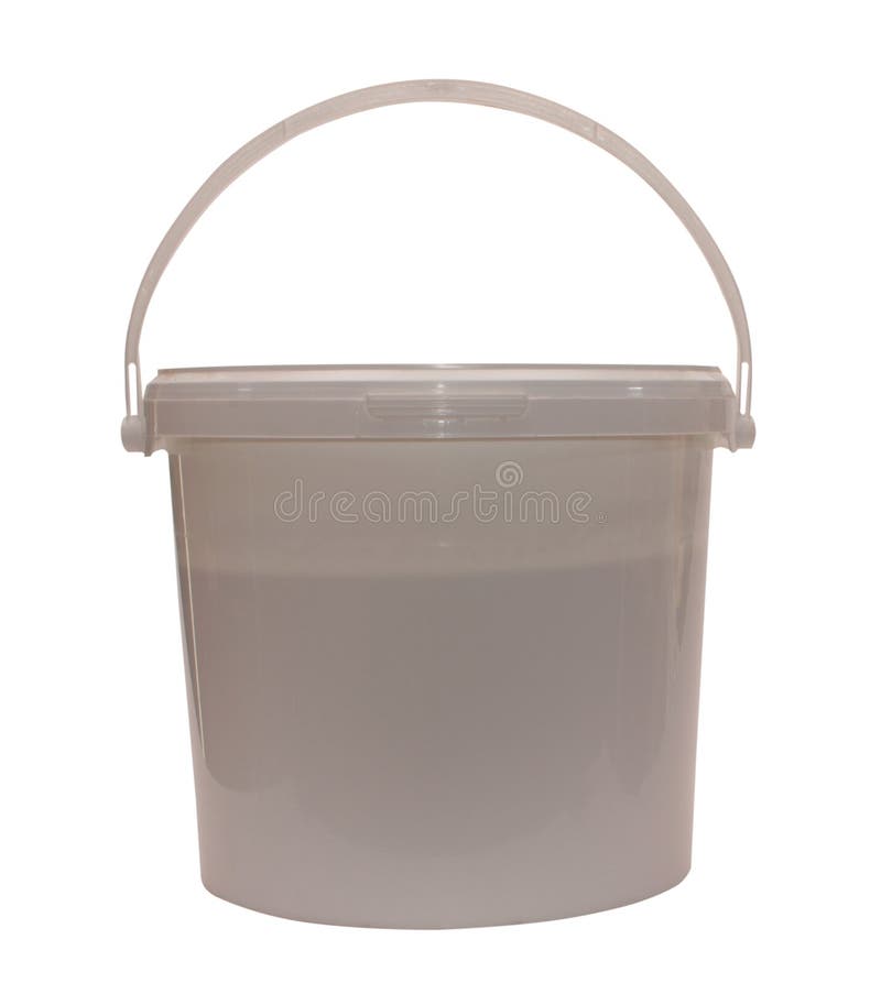 Bucket on a White Background, a Container for Water, Close-up Stock ...