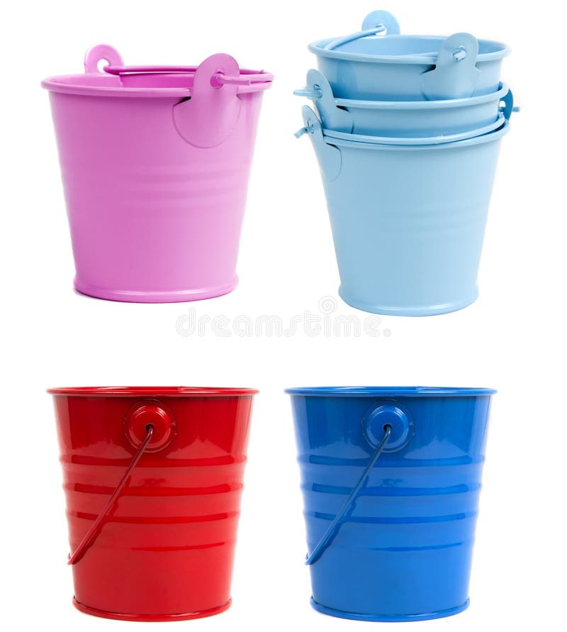 Buckets stock image. Image of shiny, bucket, home, water - 44749021