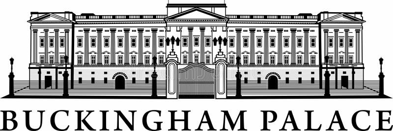 Buckingham Palace Vector Design Stock Vector - Illustration of gold ...