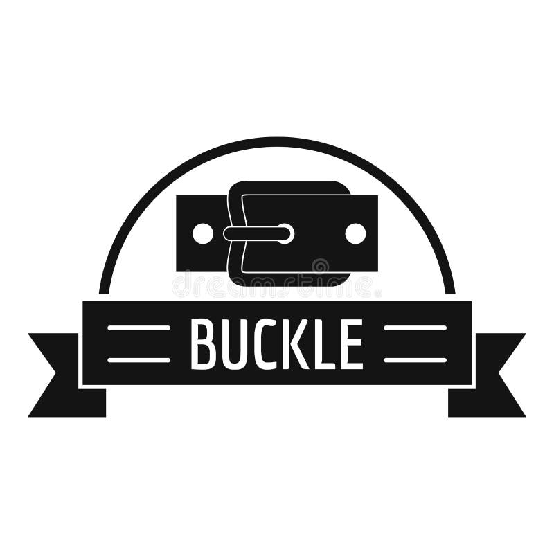 Buckle Element Logo, Simple Black Style Stock Vector - Illustration of ...