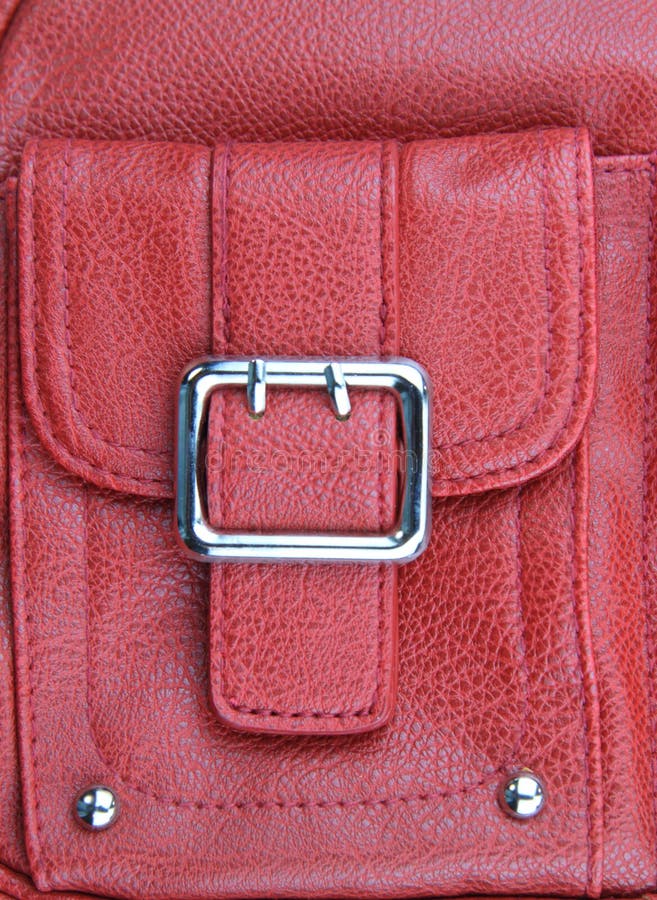 Buckle of leather purse stock image. Image of leather - 47552567