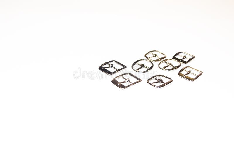 Buckles on a White Background Stock Illustration - Illustration of ...