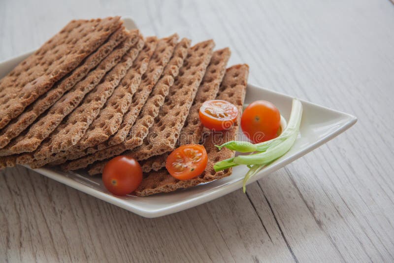 Buckwheat crispbread stock photo. Image of diet, leftovers - 70364790