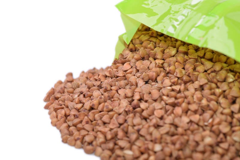 Buckwheat grain stock photo. Image of kernel, ingredient - 125628286