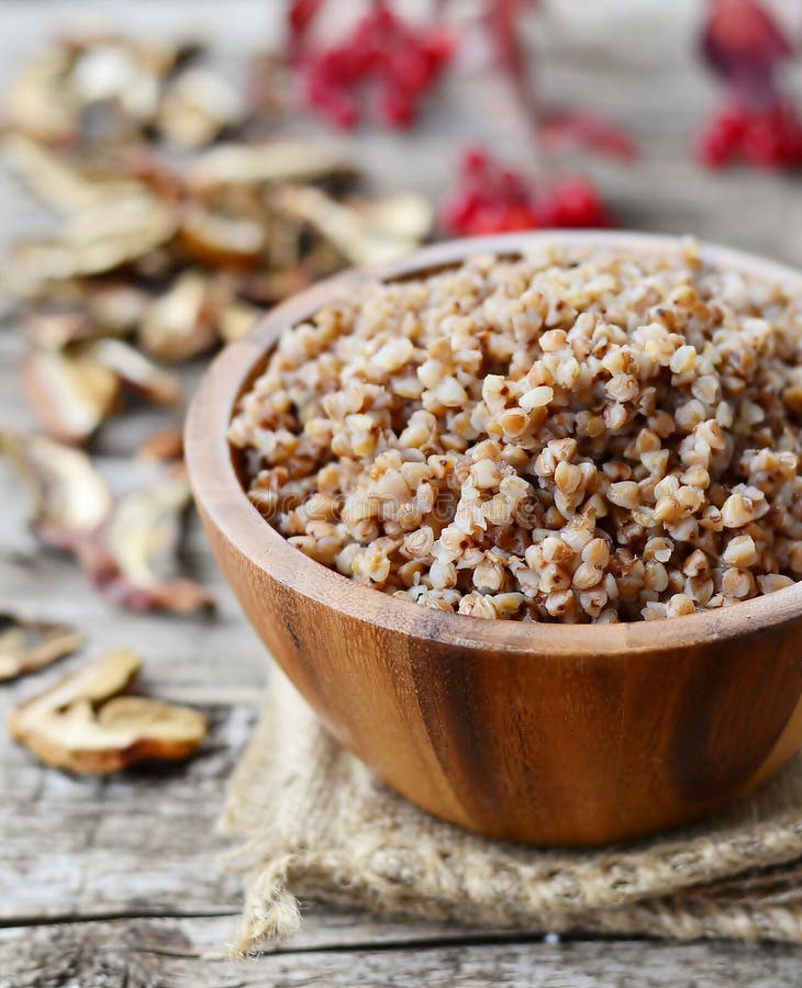 Buckwheat groats stock image. Image of porridge, closeup - 34476655