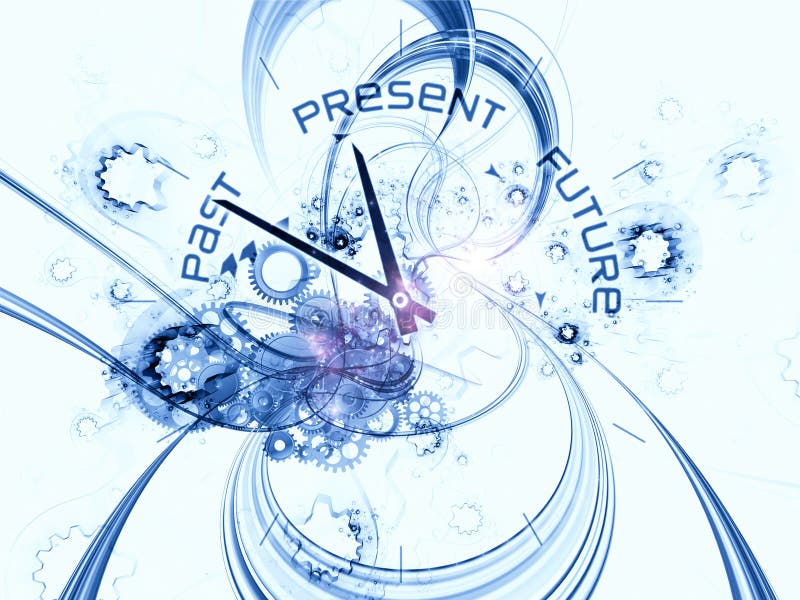 Bucle temporal stock de ilustración. Ilustración de minuto - 24375560