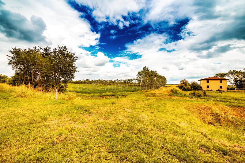 Bucolic landscape stock photo. Image of rural, green - 79509158
