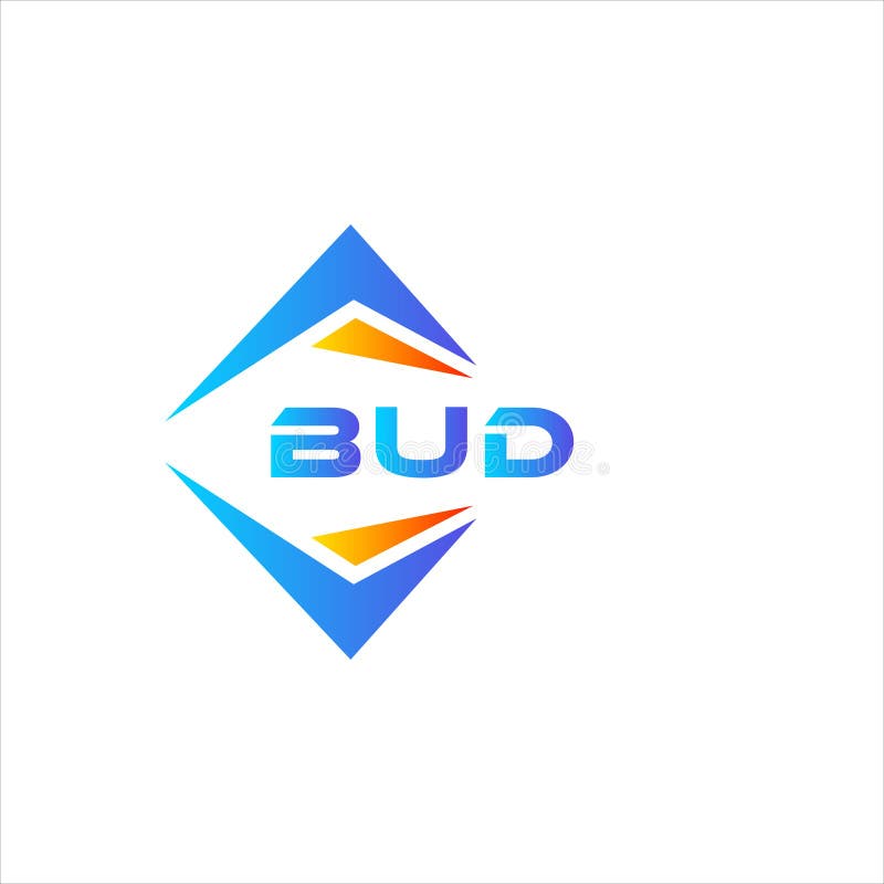 BUD Abstract Technology Logo Design on White Background. BUD Creative ...