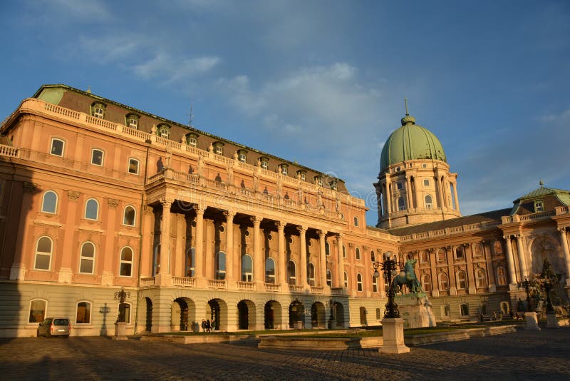 Buda Castle stock image. Image of travel, budapest, houses - 38218081
