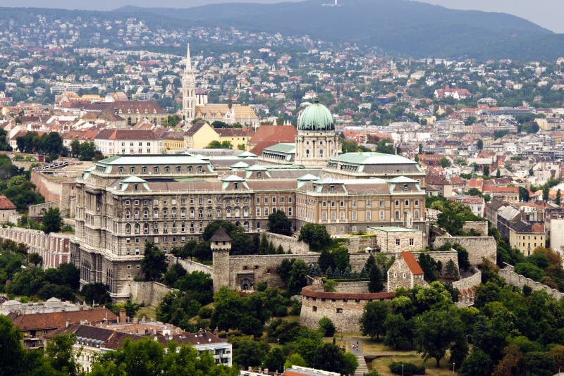 Old Medieval Fortress in Budapest, Hungary. Stock Image - Image of buda ...