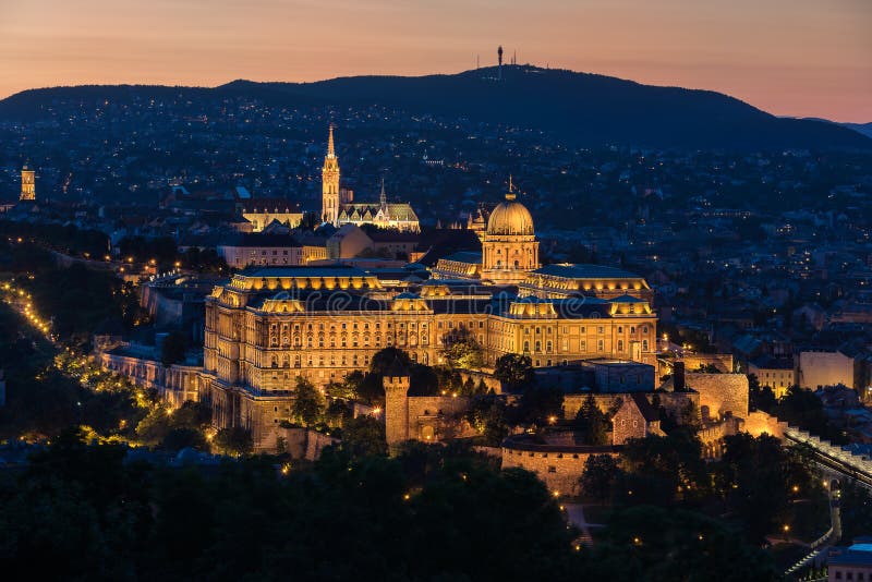 Buda Castle in Budapest stock image. Image of city, castle - 72761929