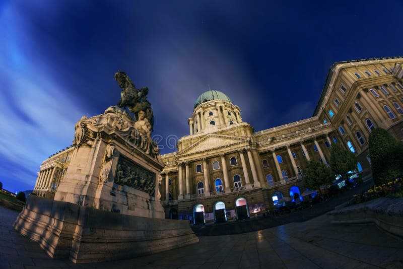 Buda Castle stock image. Image of eugene, baroque, building - 77146965