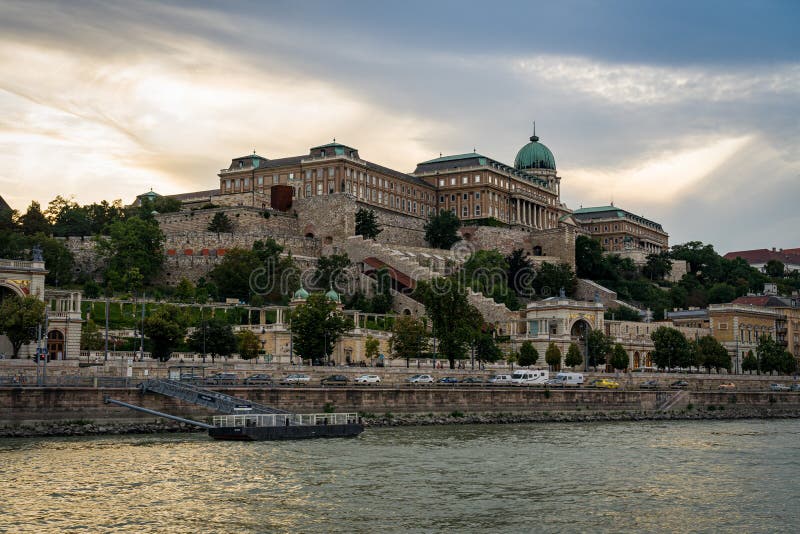 Buda Castle Royal Palace in Budapest, Hungary. Editorial Photography ...