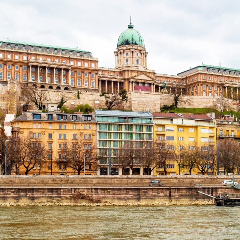 Buda Castle or Royal Palace in Budapest, Hungary Editorial Stock Image ...