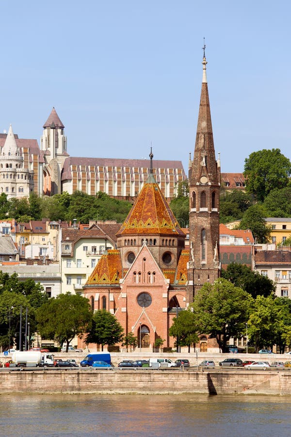 Buda Reformed Church in Budapest Stock Image - Image of monument ...