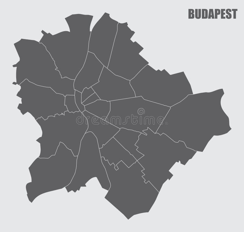 Budapest Downtown Map Stock Illustrations – 37 Budapest Downtown Map ...