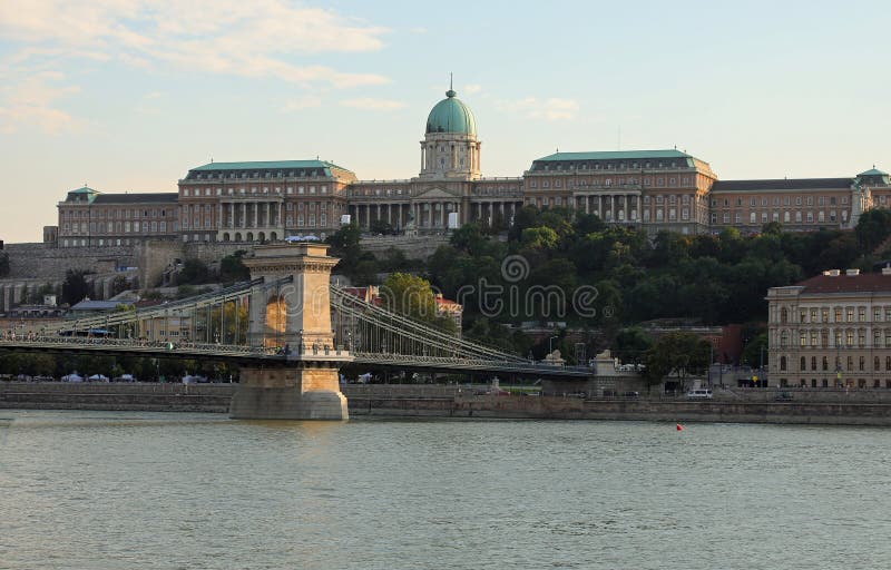Budapest, B, Hungary - August 18, 2023: Bottom View of the Castle of ...