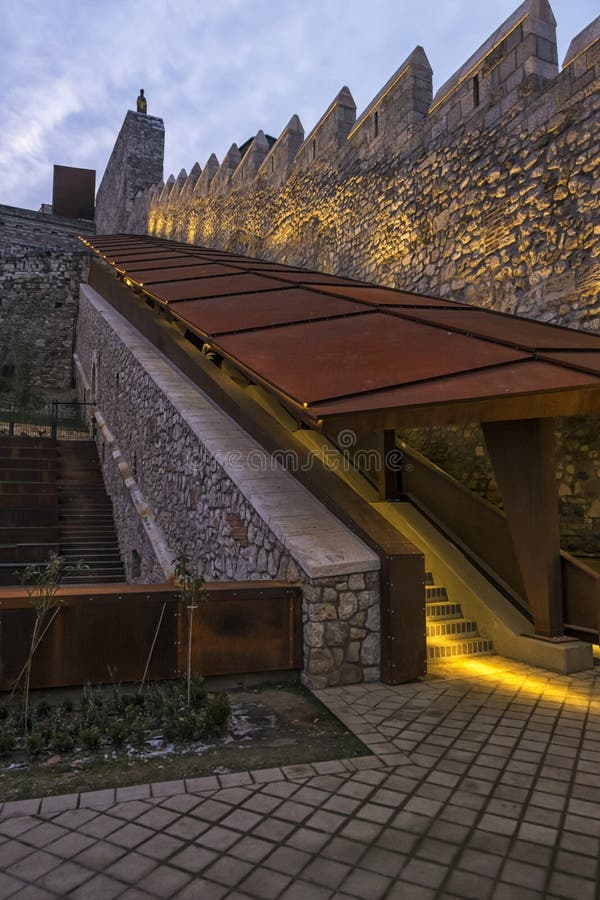 Budapest castle wall stock image. Image of castle, tower - 48877983