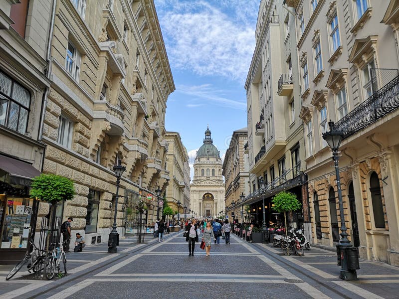 Budapest city centre stock image. Image of hunagrian - 89123709
