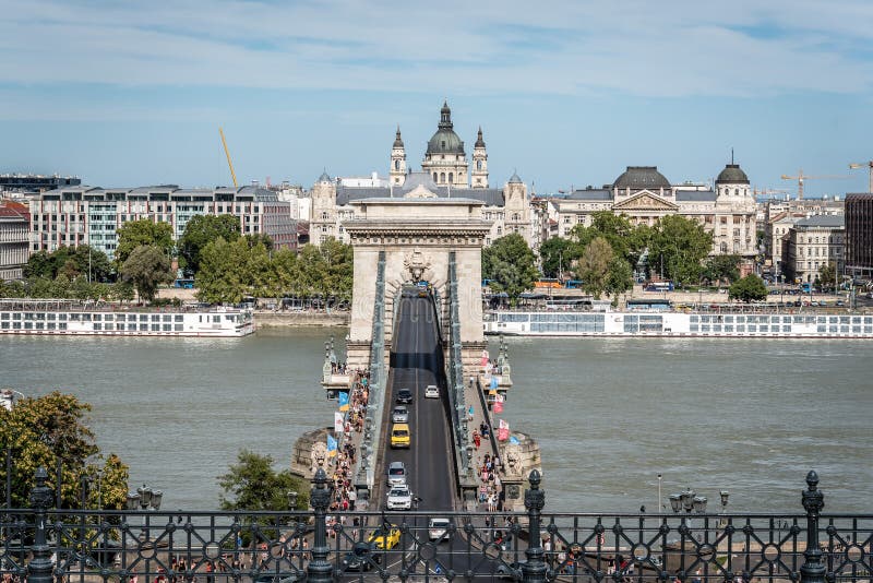 Scenic View of Street in Budapest City Centre Editorial Photo - Image ...